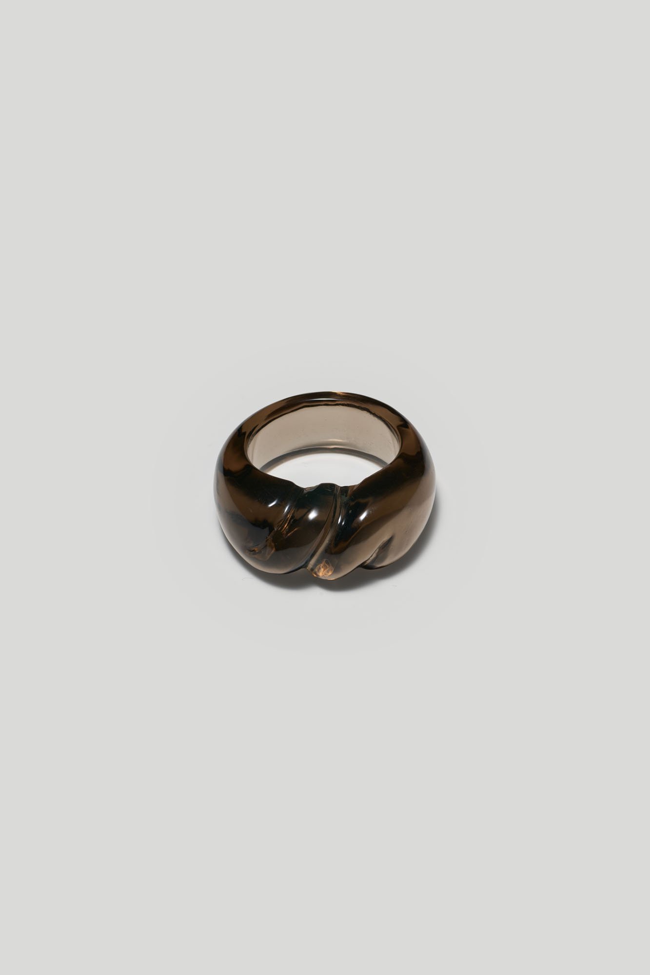Scho Studio | Twine Smoked Quartz Ring